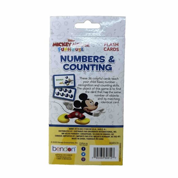 Disney | Other | Disney Junior Kids Mickey Minnie Goofy Flash Cards New ...